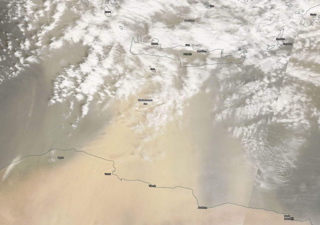 Dust From Sahara Turns Spain’s Skies Orange