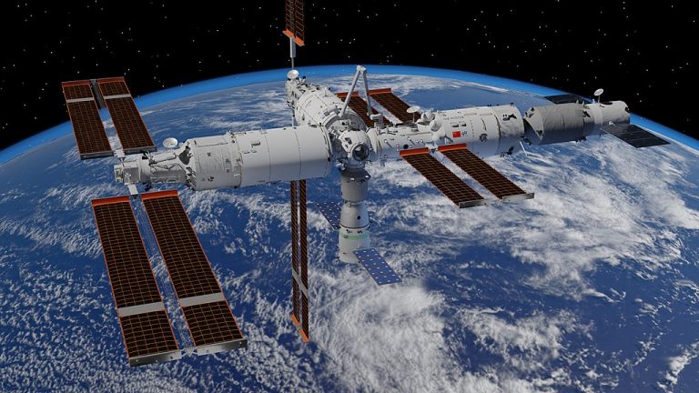China Adds Final Section to Tiangong Space Station